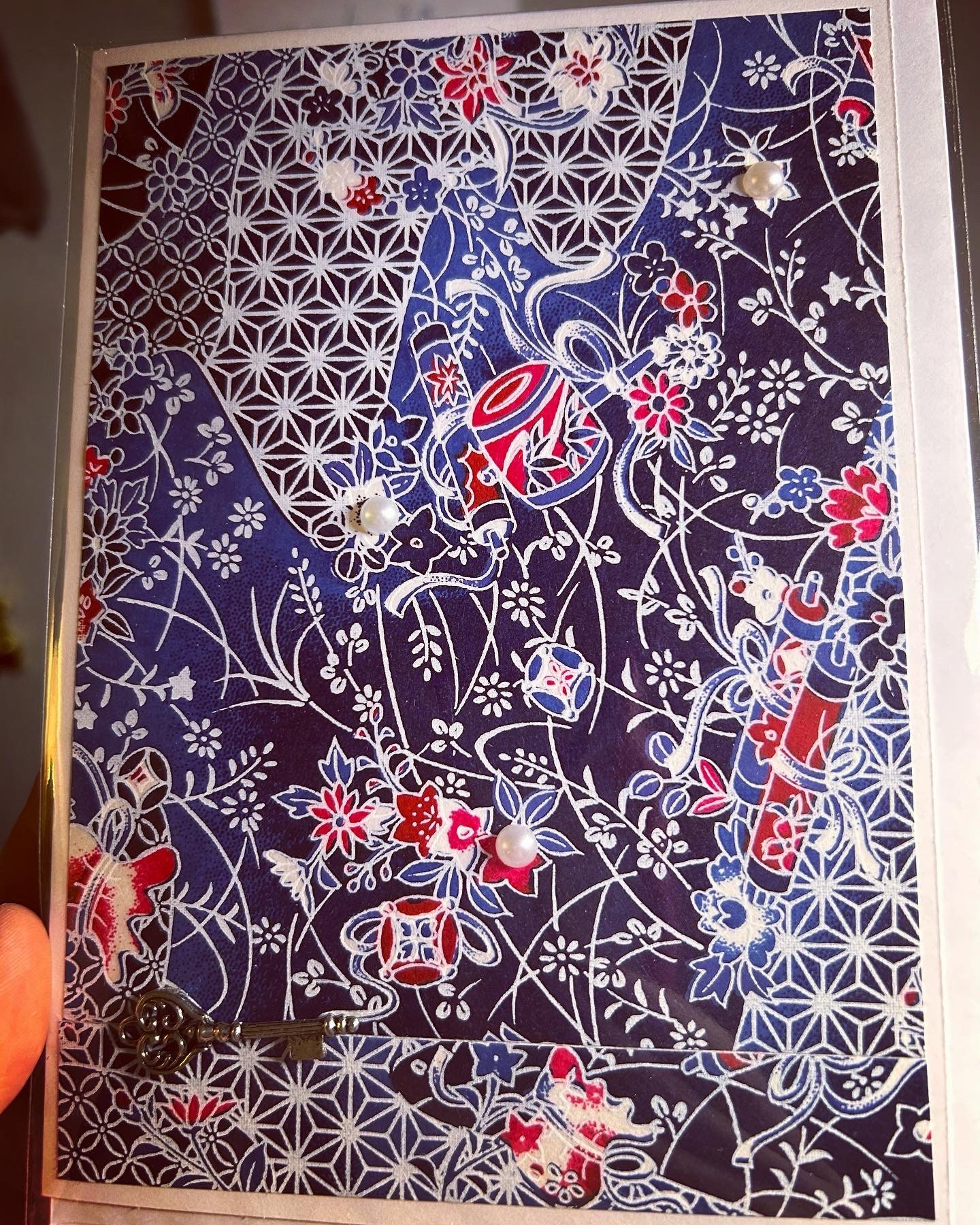 Handmade Japanese Paper Cards 5 X 7 In. Washi Paper. Greetings ...