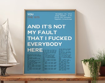 The 1975 Poster | Etsy