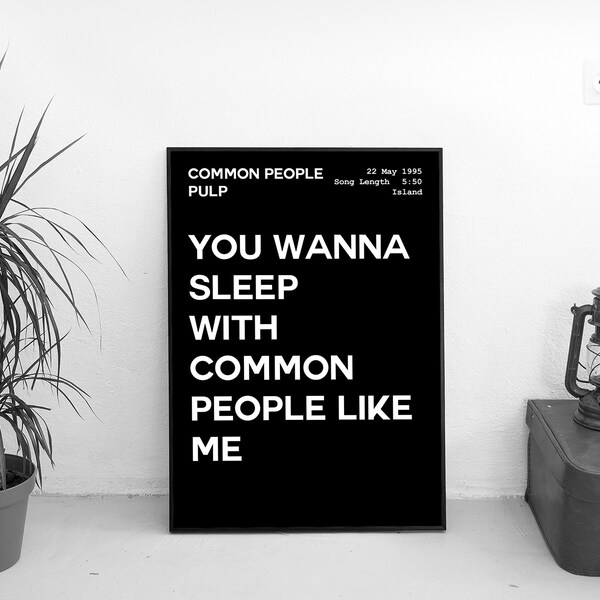 Common People - Etsy