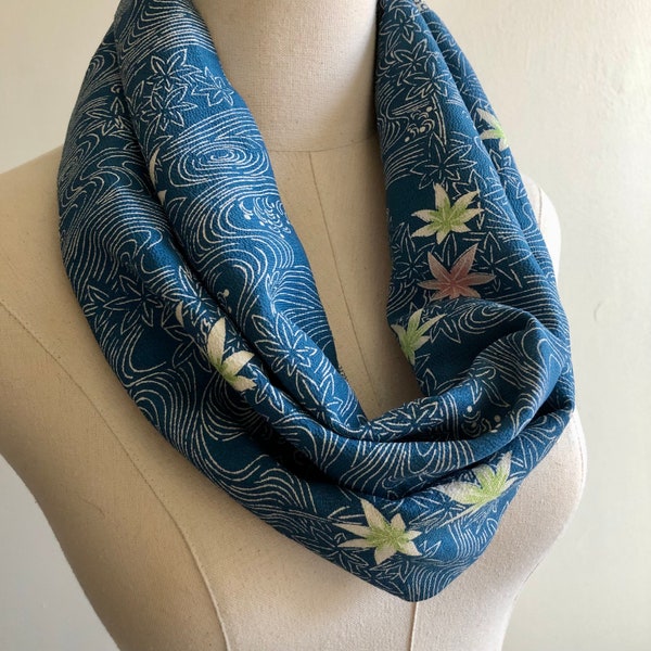 Hand Painted Canadian Red Maple Leaves Silk Scarf - Etsy Canada