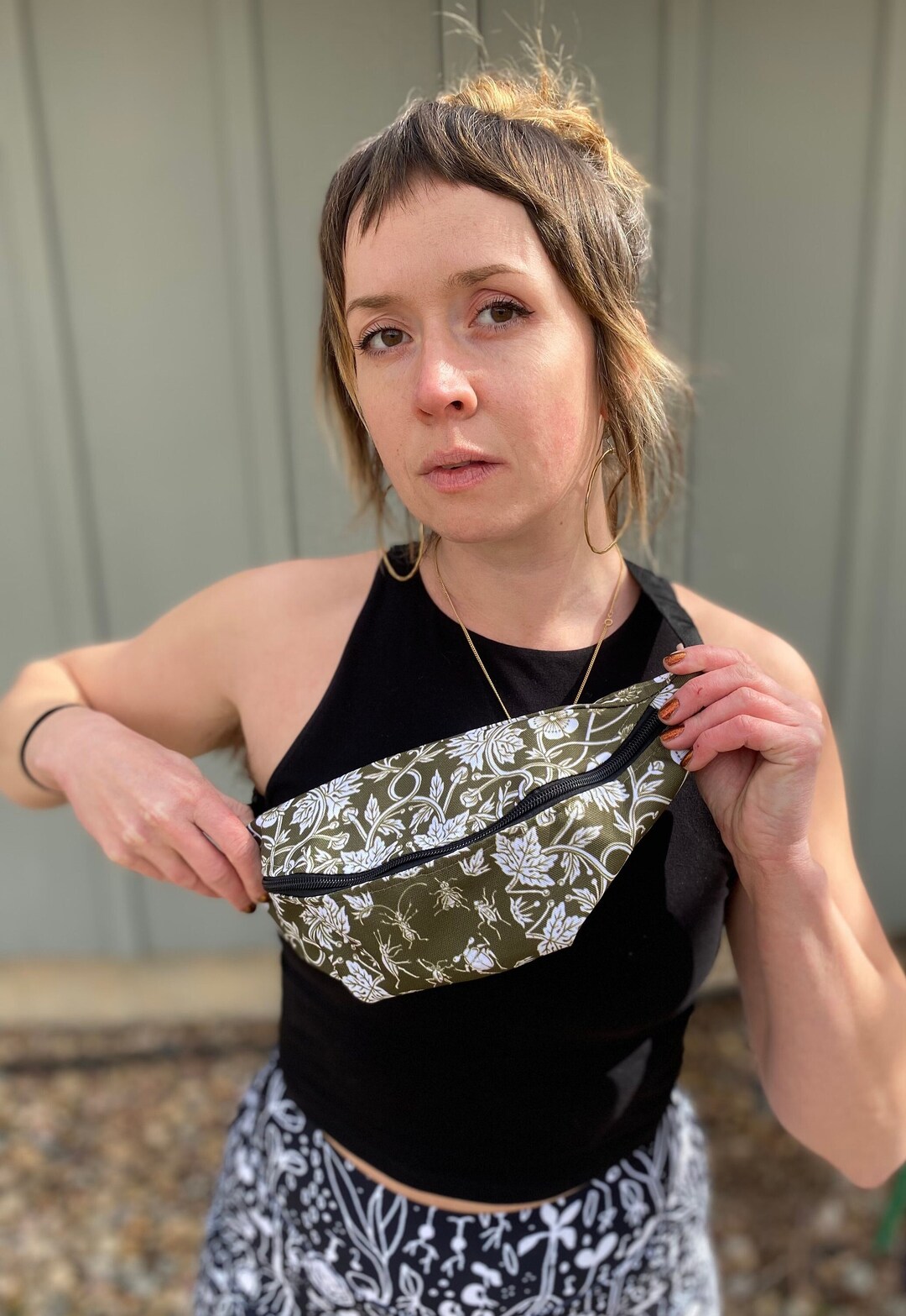 DANCING BUGS Fanny Pack - Cottagecore Style / Woodland Creatures ...