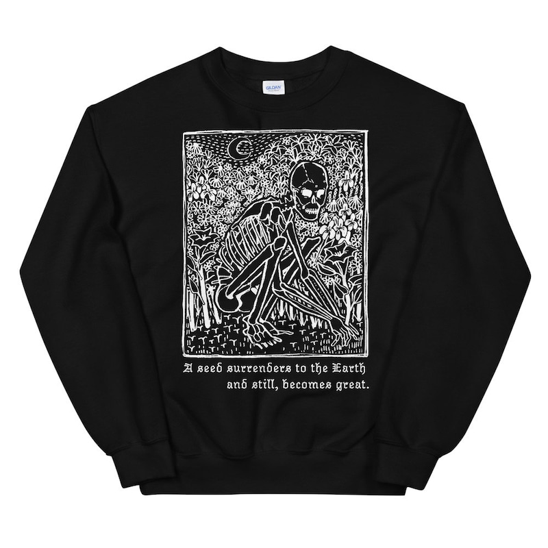 Skeleton Knit Sweater - Etsy