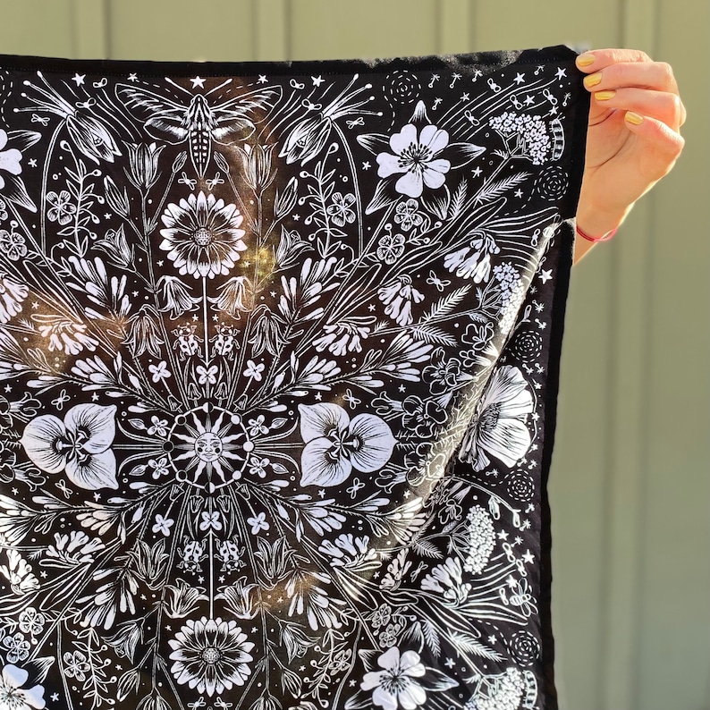 COLORADO WILDFLOWERS Bandana - 21x21” / State Lover Gift / Botanical ...
