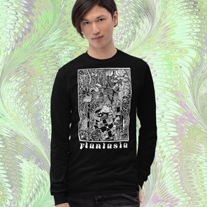 PLANTASIA Tshirt - Unisex Long Sleeve Graphic Botanical Houseplant ...