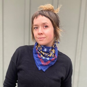 DANCING BUGS 21x21" Bandana - Cottagecore Kerchief / Woodland Fairy ...