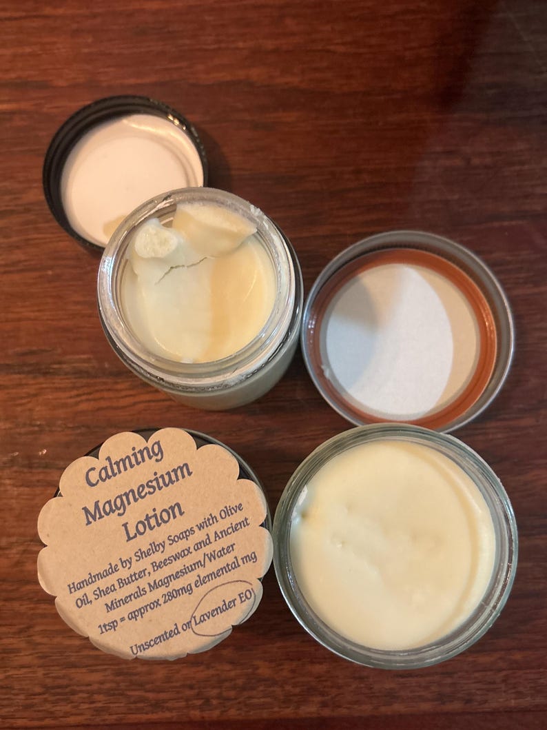 Calming Magnesium Lotion - Etsy