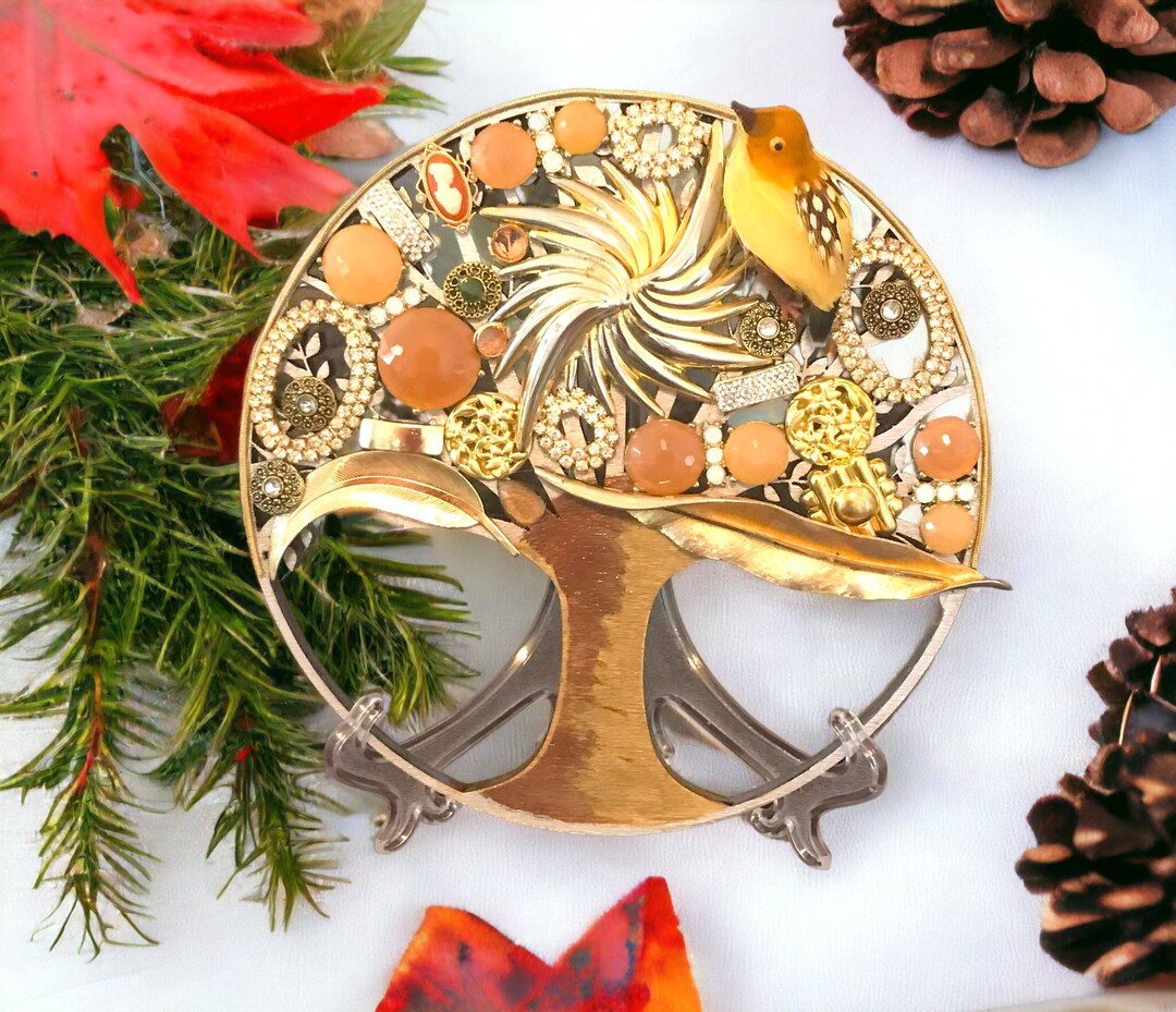 Autumn Tree of Life- Fall Color Tree of Life- Autumn Wall Art - Unique ...