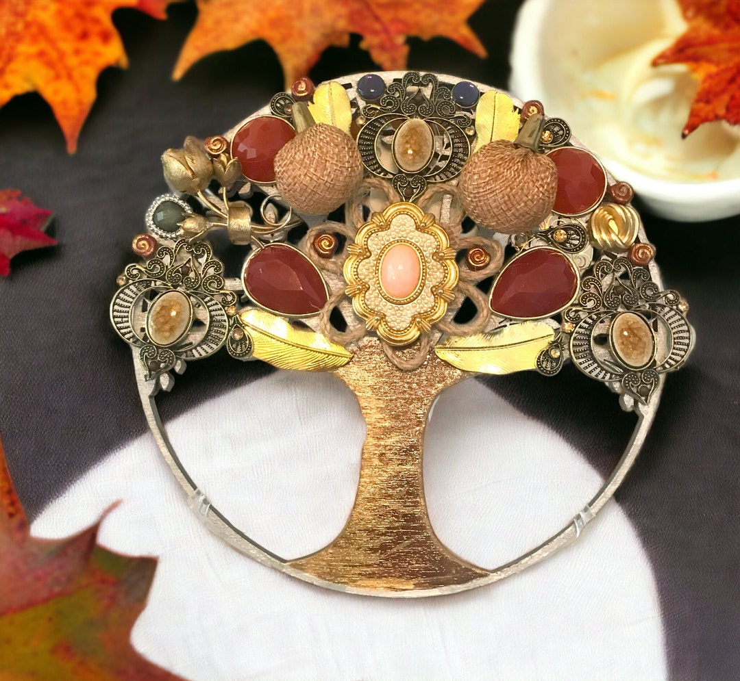 Autumn Tree of Life- Fall Tree of Life - Autumn Wall Art - Unique ...