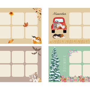 12 Puppy Dog Desktop Computer Background Organizer, Desktop Aesthetic ...