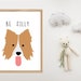 Dog Nursery Prints Set of 3 Puppy Animal Prints for Baby Room Wall Art ...
