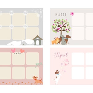 12 Puppy Dog Desktop Computer Background Organizer, Desktop Aesthetic ...