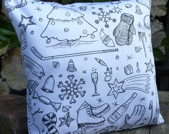 Kids Coloring Pillowcase - Etsy
