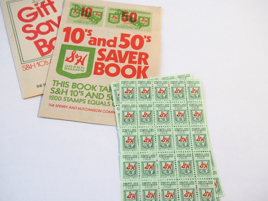 S&H Green Stamps and Saver Booklets : Vintage Grocery Advertising for ...