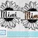 Mimi Svg, Mimi PNG, Sunflower Svg, Split Sunflower Svg, Leopard Mimi ...