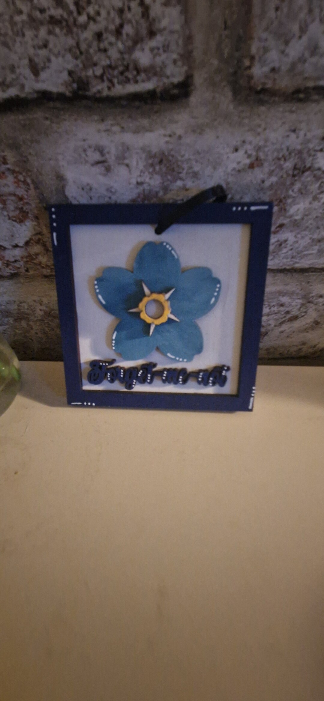 Forget Me Not Dementia Awareness Hanging Decoration Forget - Etsy