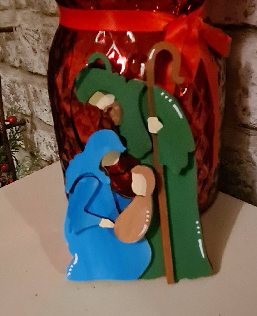 Nativity Christmas Decoration Nativity Scene Christmas Tree Ornament ...