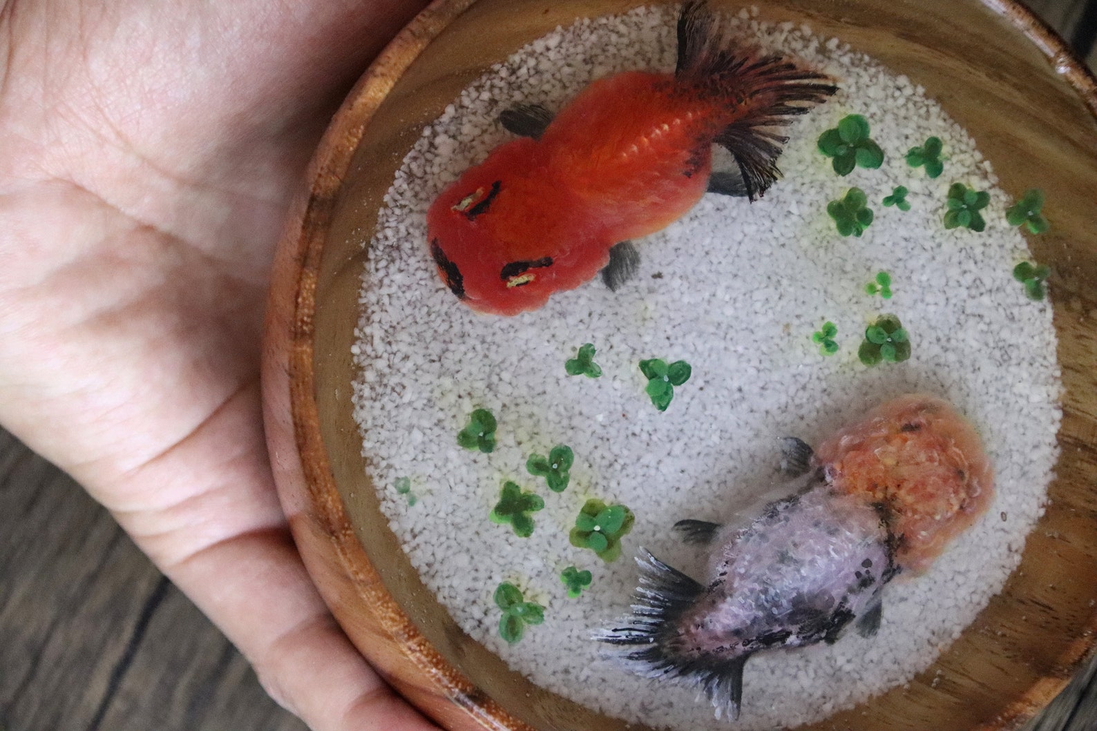 3D Resin Painting Goldfish 3D Painting Fish Tank 3D Resin - Etsy