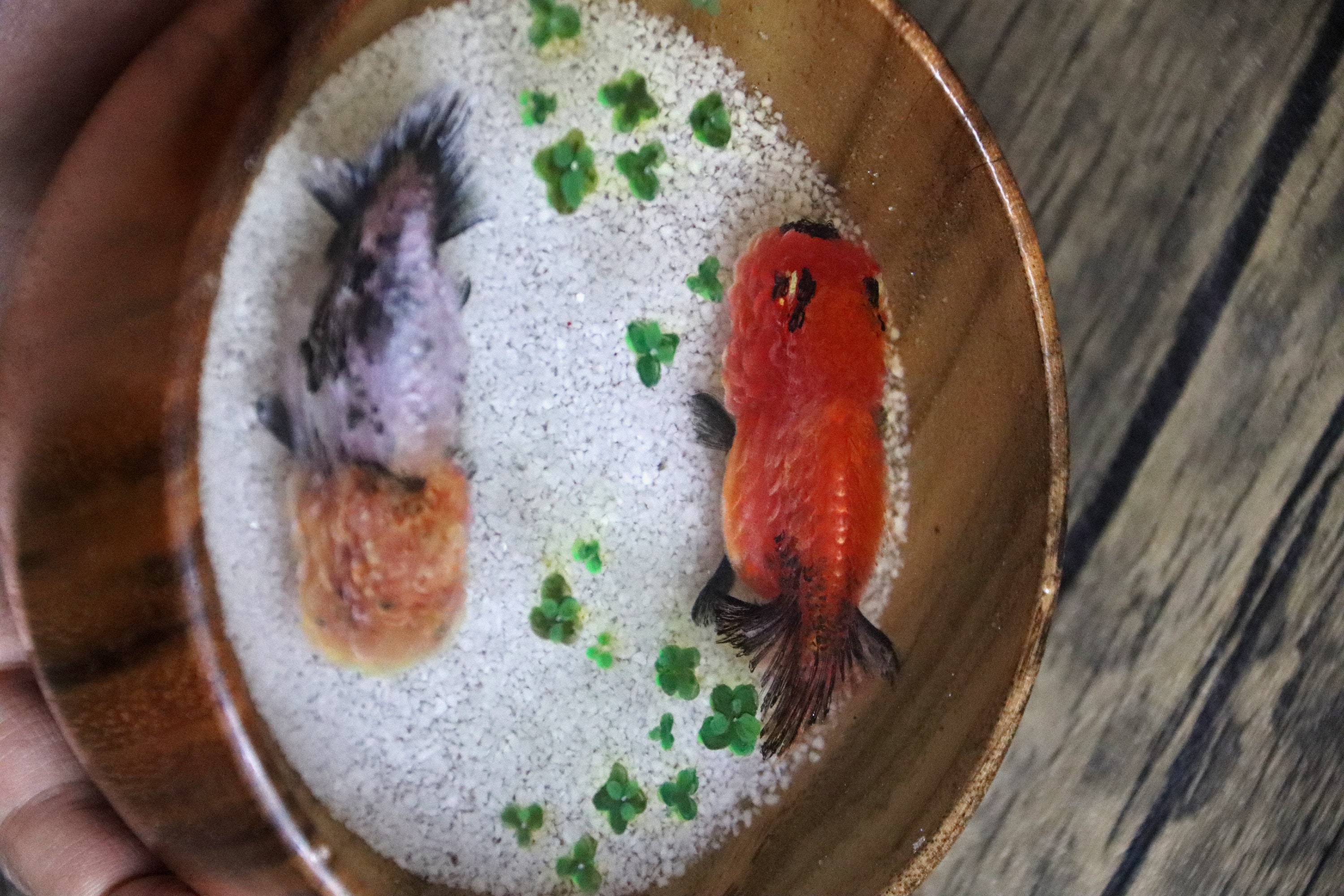 3D Resin Painting Goldfish 3D Painting Fish Tank 3D Resin - Etsy