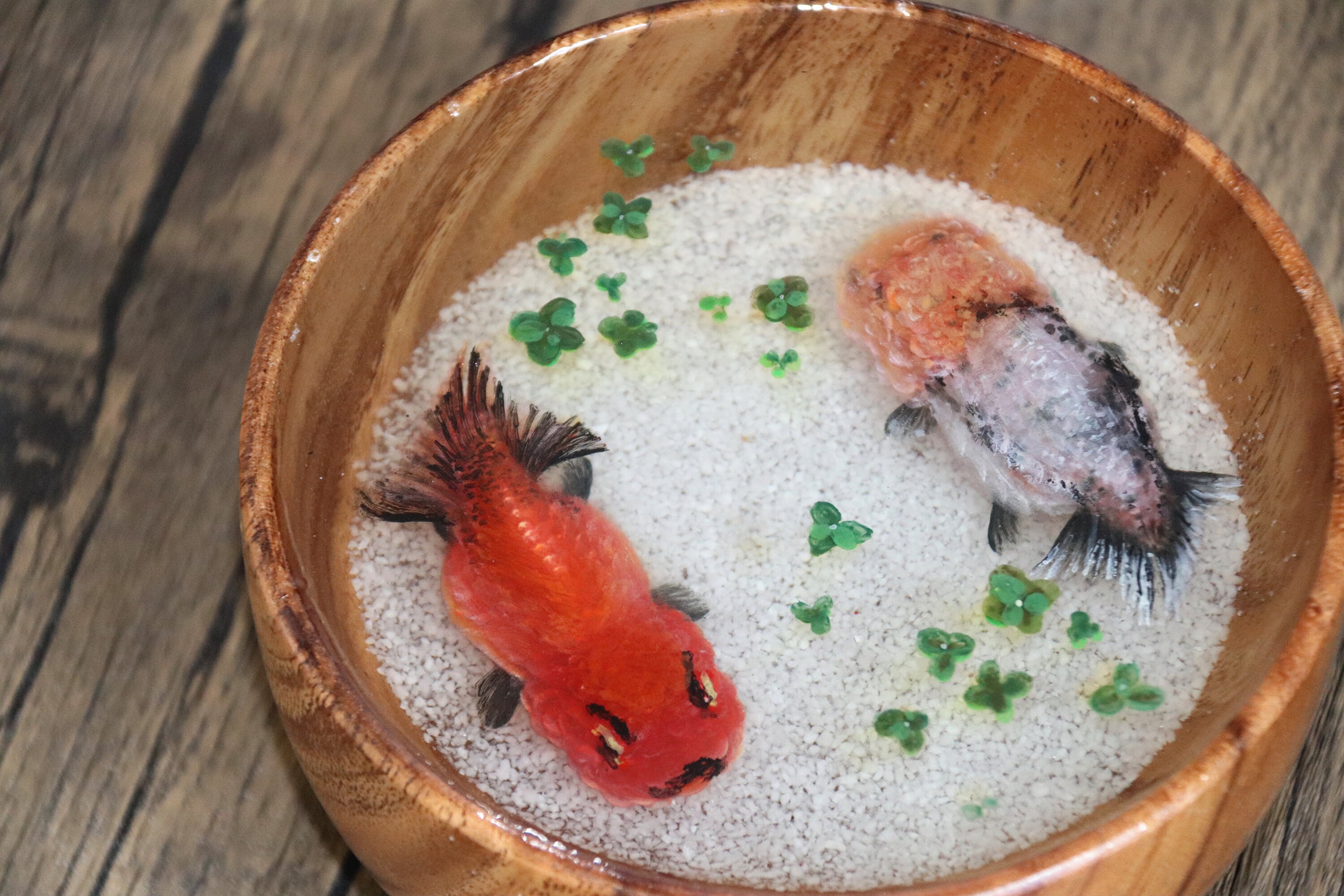 3D Resin Painting Goldfish 3D Painting Fish Tank 3D Resin - Etsy