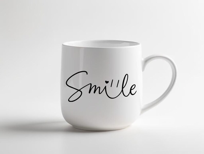 Smiley / SVG / PNG / Happy Face / Emoji / Cut File / Inspirational ...