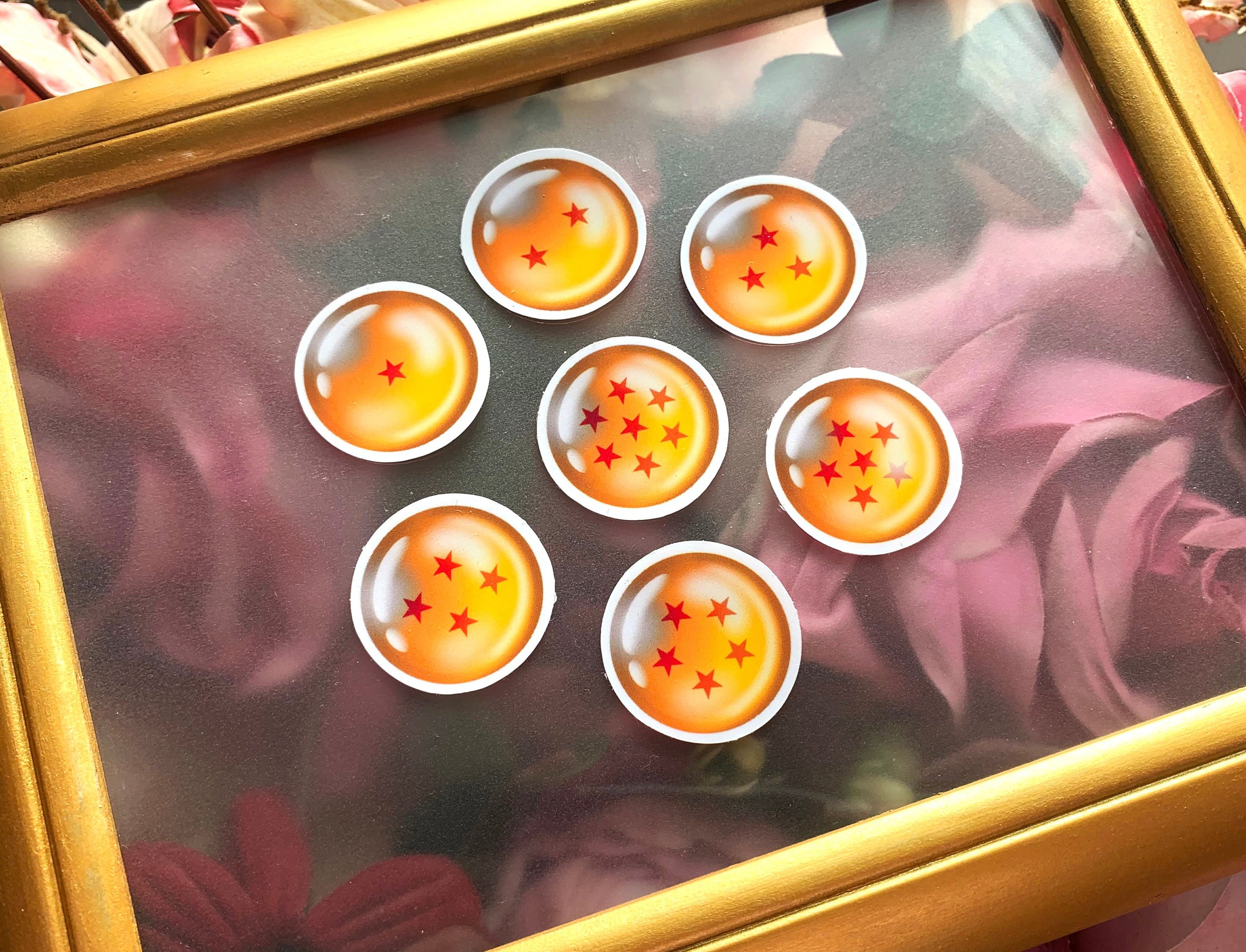 The 7 Dragonballs vinyl Sticker - Etsy