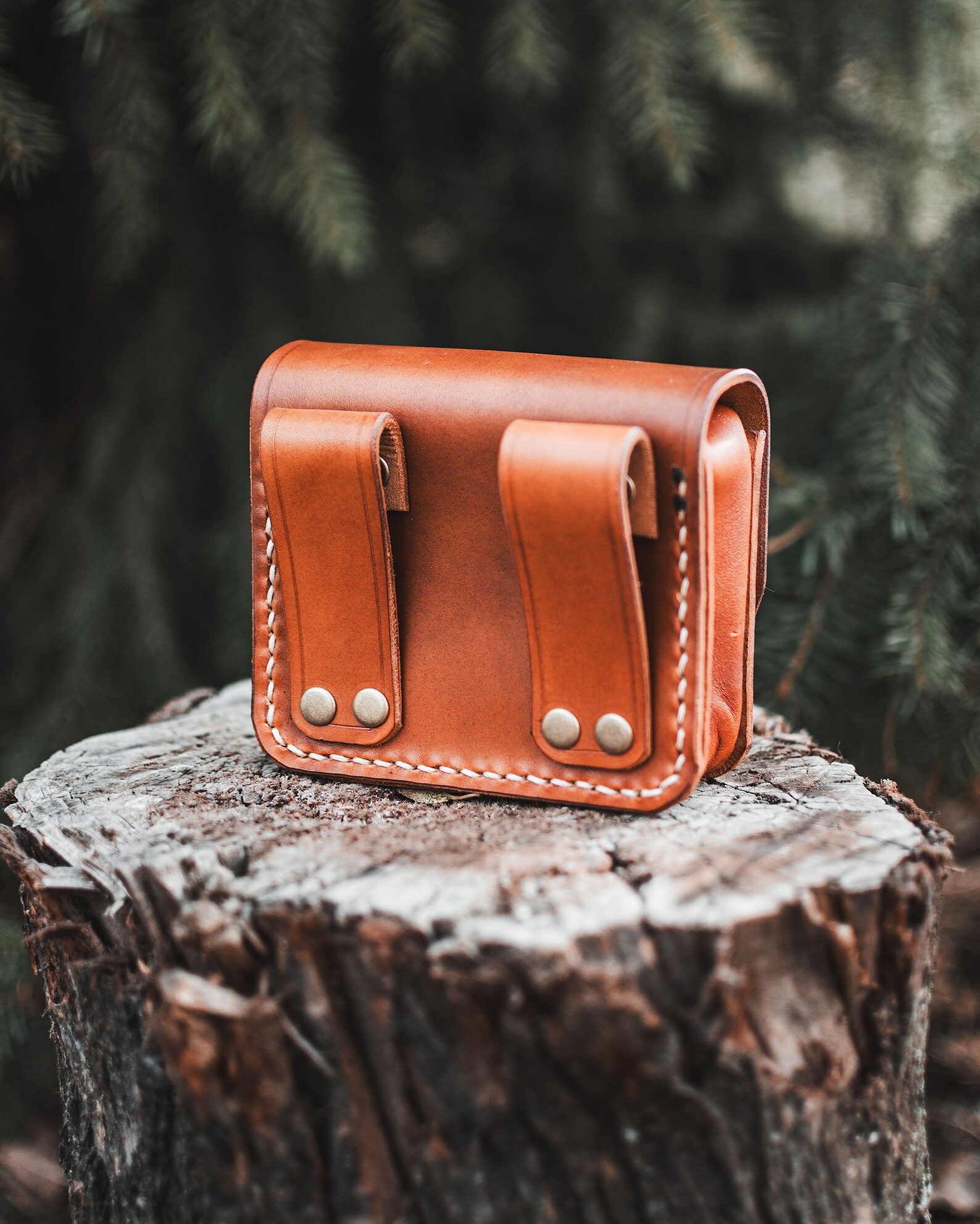 Bushcraft Leather Belt Bag - Etsy