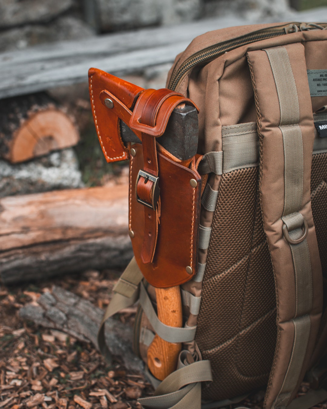 Leather Axe MOLLE Holster - Etsy
