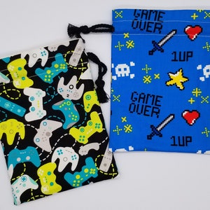 Reusable Drawstring Bag | Game Lover Gift Bag | 2-layer Toy Bag ...