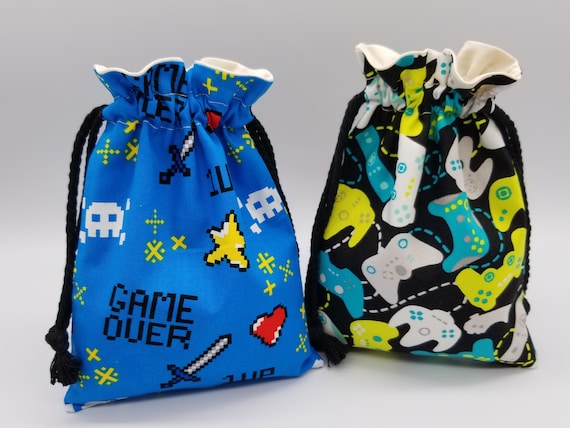 Reusable Drawstring Bag Game Lover Gift Bag 2-layer Toy - Etsy
