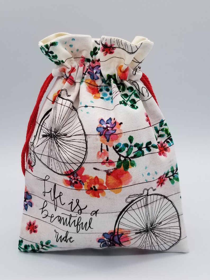 Reusable Drawstring Bag Vintage Travel Cloth Bag 2-layer - Etsy