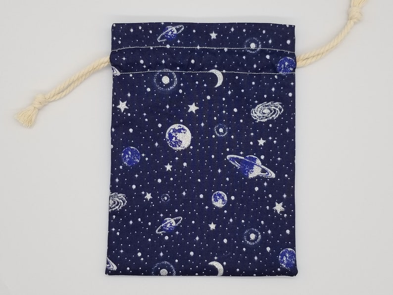 Reusable Drawstring Bag Map & Star Universe Bag 2-layer - Etsy