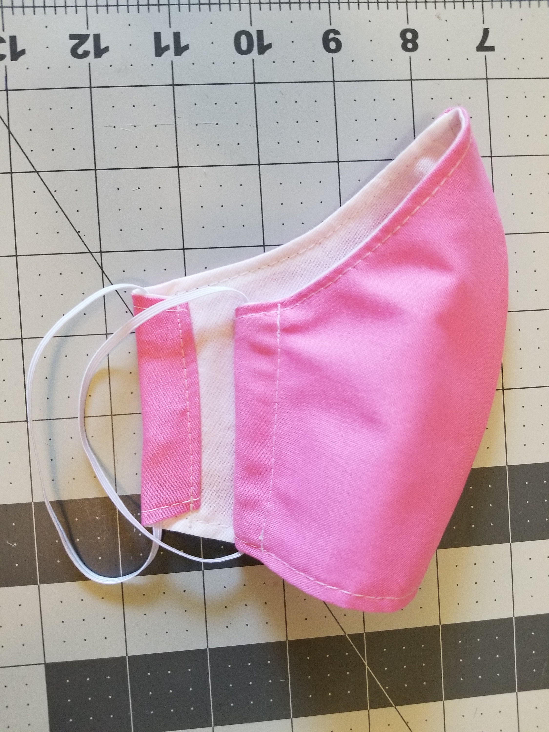 Solid Color Fabric Face Mask 3D Face Mask Washable Mask | Etsy