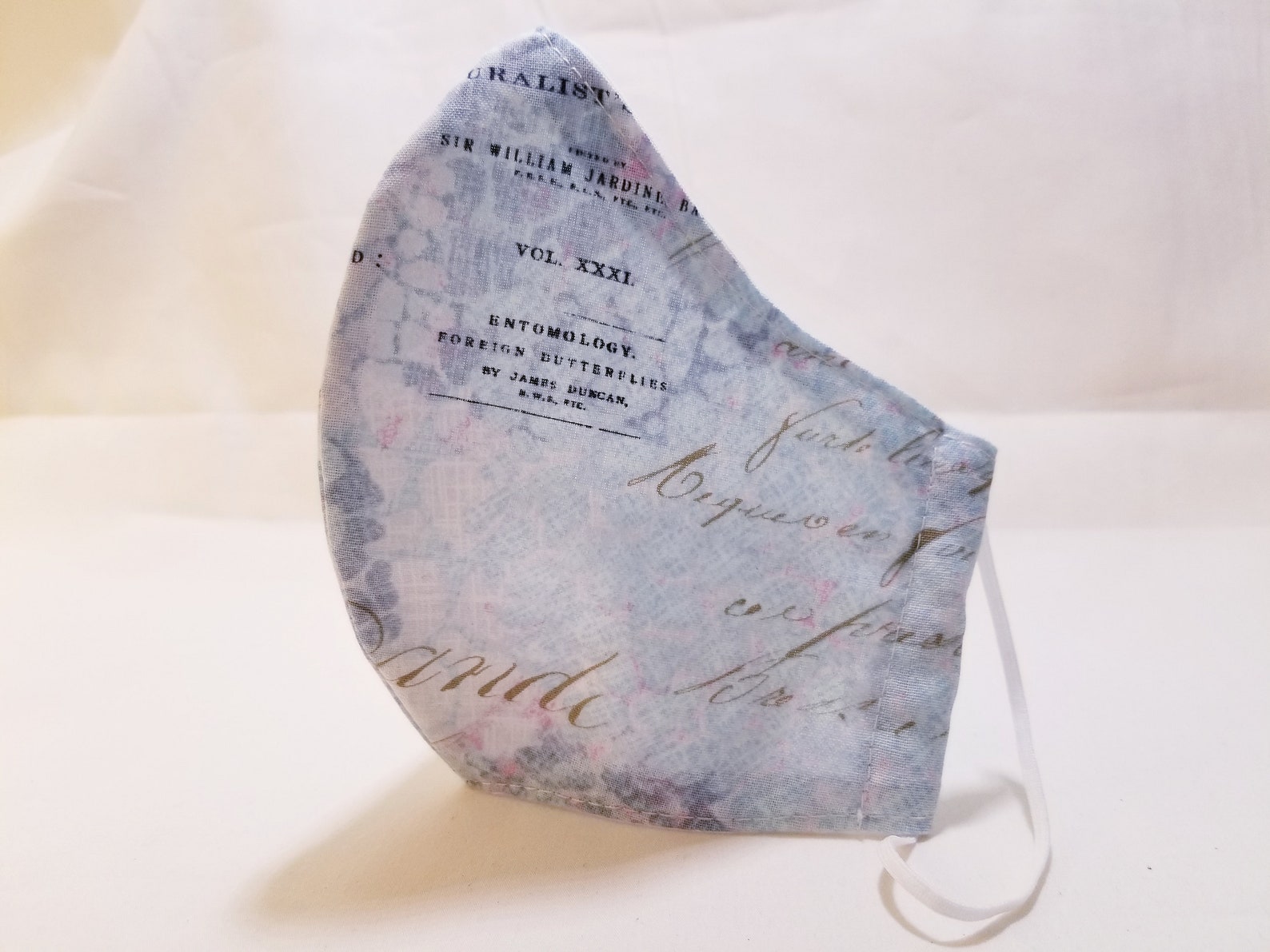 3D Fabric Mask Stamp Print Handwriting Washable Mask Made | Etsy