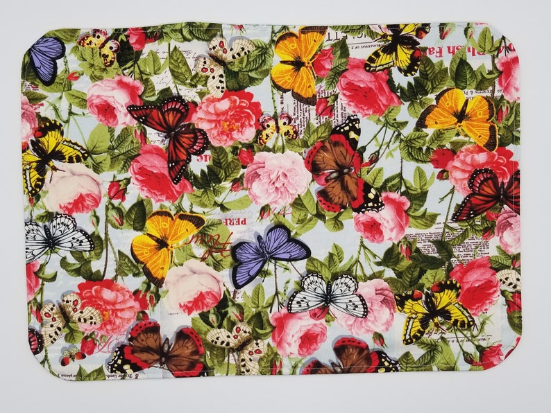 Reversible Placemats for Dining Table Butterflies Cardinal - Etsy