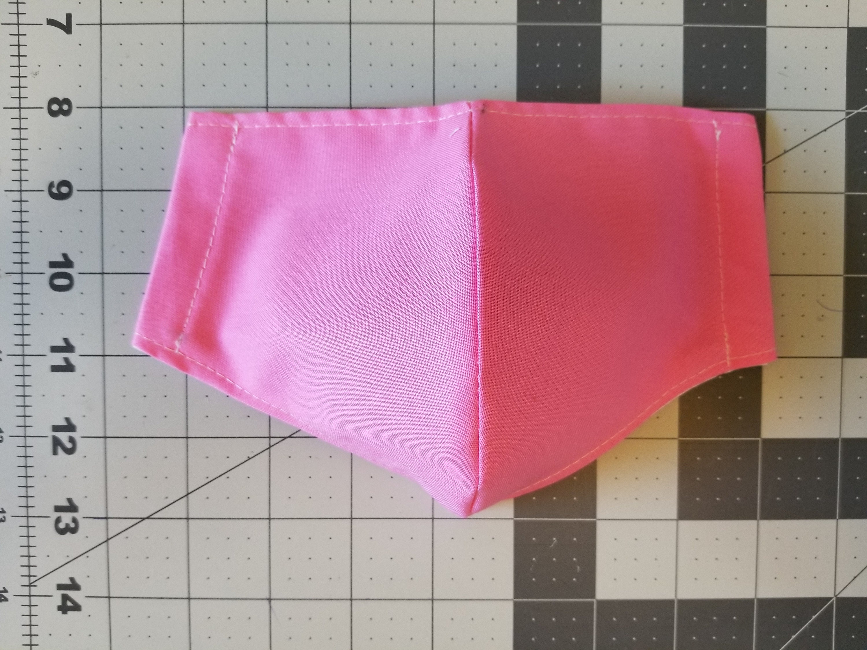 Solid Color Fabric Face Mask 3D Face Mask Washable Mask | Etsy