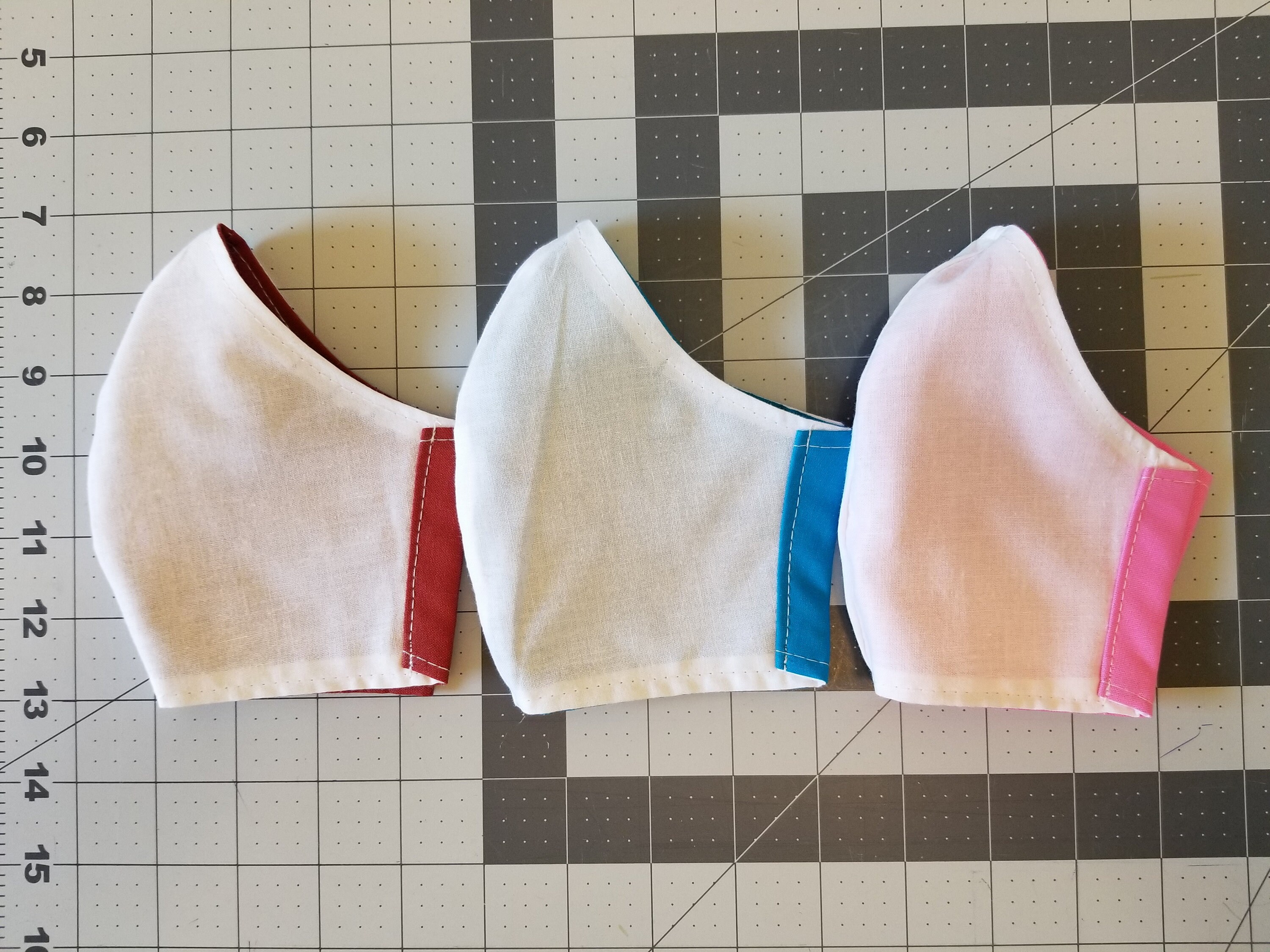 Solid Color Fabric Face Mask 3D Face Mask Washable Mask | Etsy