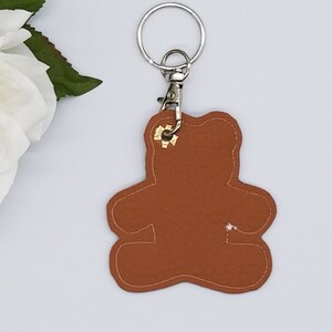 Personalized Animal Keychain Kids Teddy Bear Name Tag Custom - Etsy