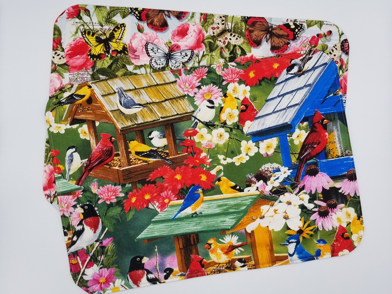 Reversible Placemats for Dining Table Butterflies Cardinal - Etsy