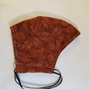 3D Fabric Mask Washable Mask Brown Mask Made in USA - Etsy