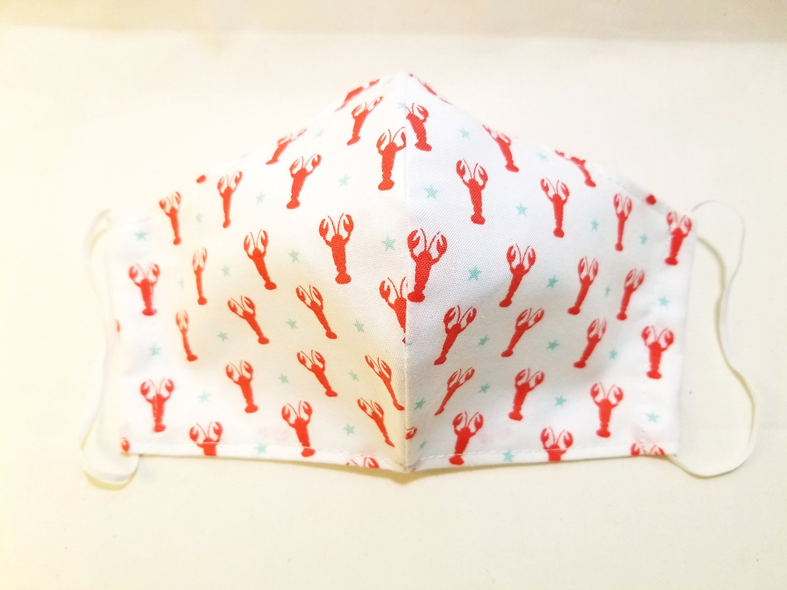 3D Fabric Mask Pineapple Lobster BBQ Washable Mask Made - Etsy