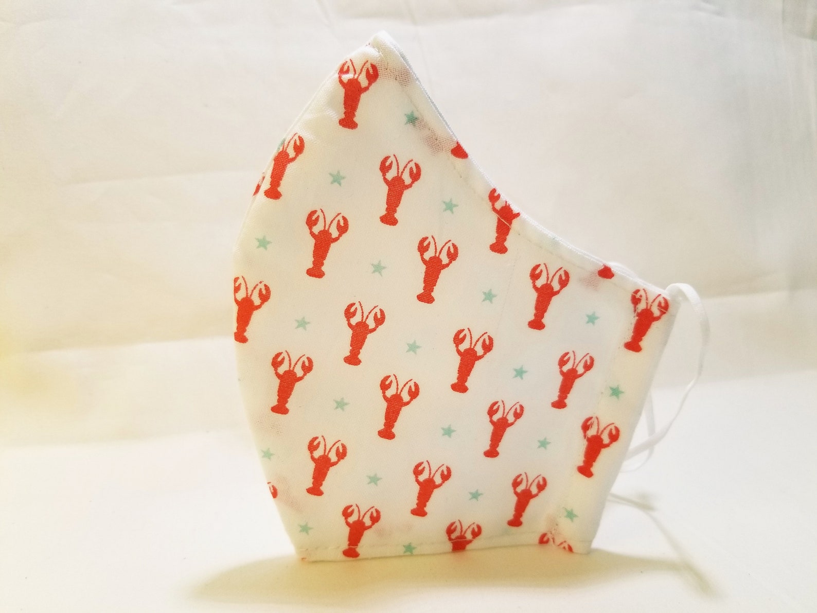 3D Fabric Mask Pineapple Lobster BBQ Washable Mask Made - Etsy