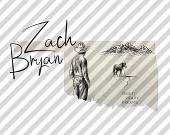 Zach Bryan Svg | Etsy New Zealand