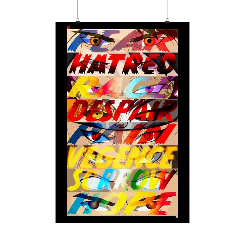 KNOW - Cartoon Characters Fan Art Print, Matte Vertical Poster, Vibrant ...