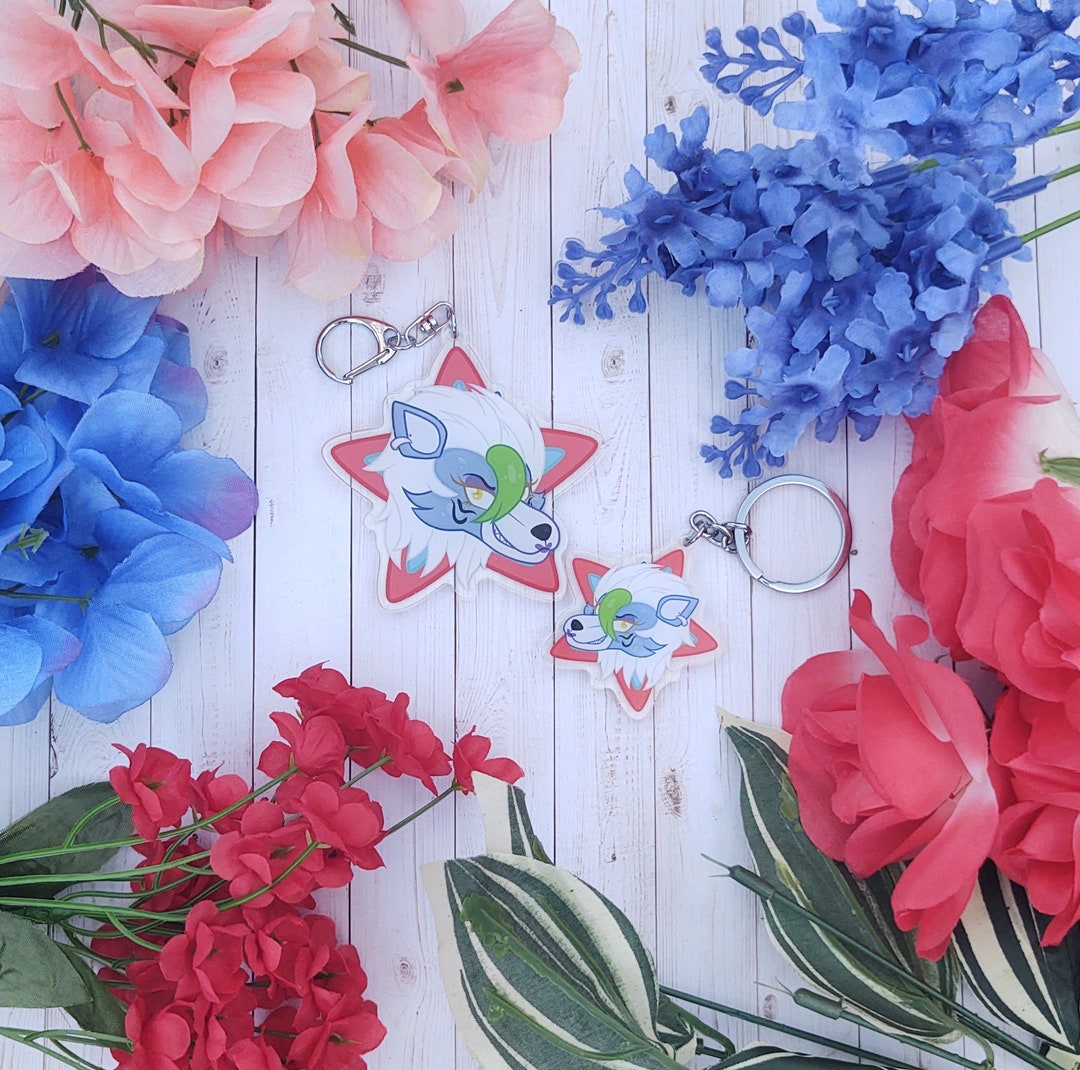 Roxanne Wolf Keychains Security Breach Five Night's at Freddys ...