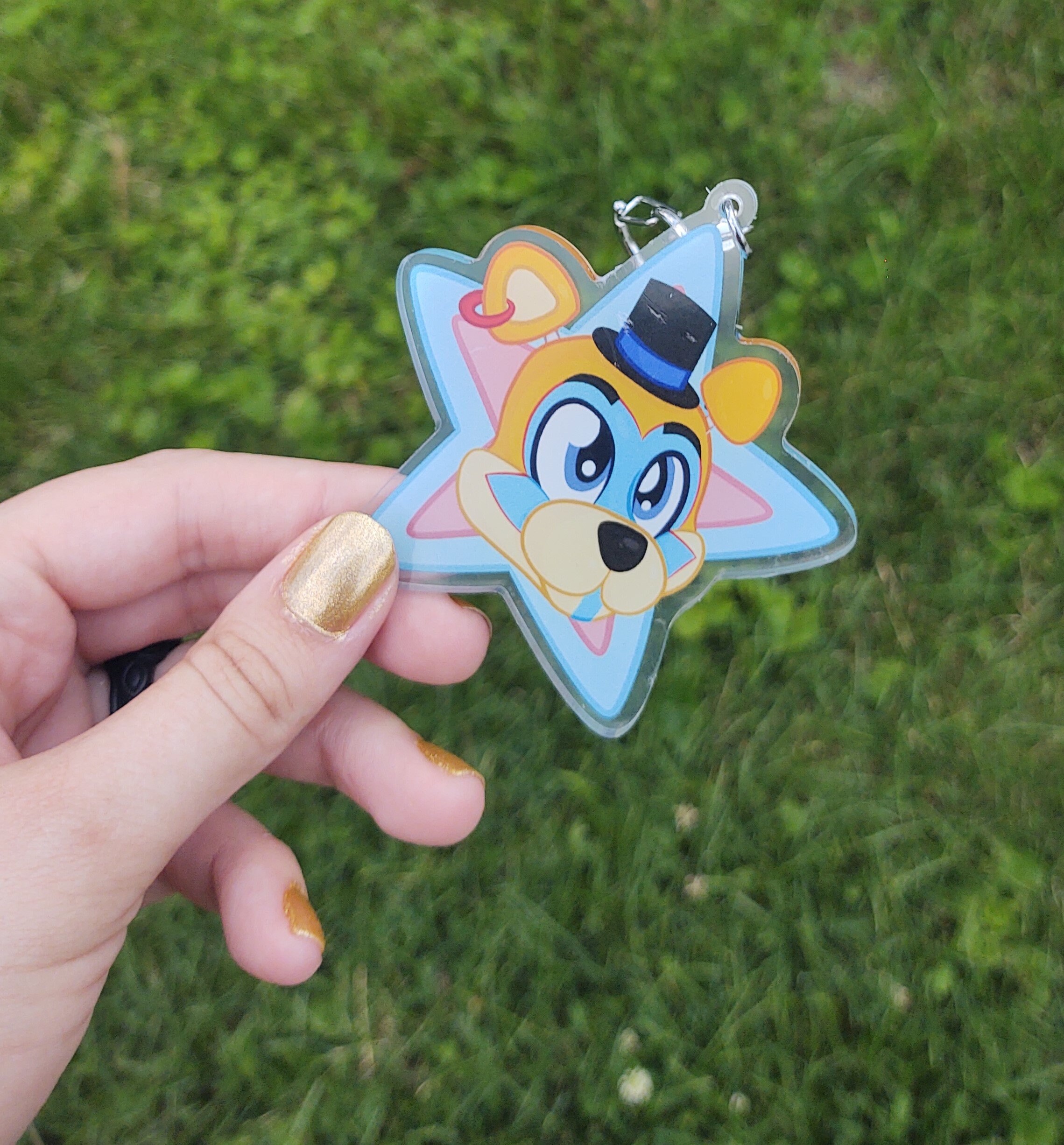 Glamrock Freddy Keychains Security Breach Five Night's at Freddys ...