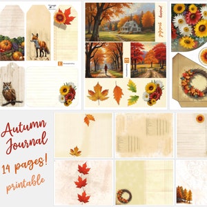 Autumn Journal Printable - Etsy
