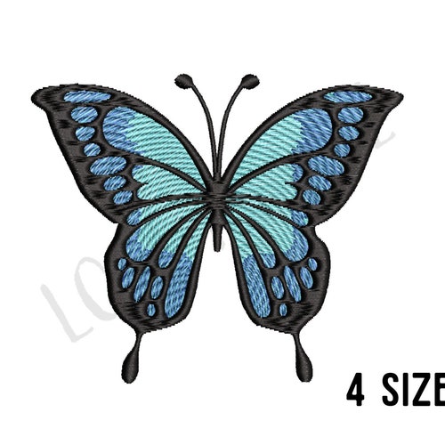 Butterfly Machine Embroidery Design - Etsy