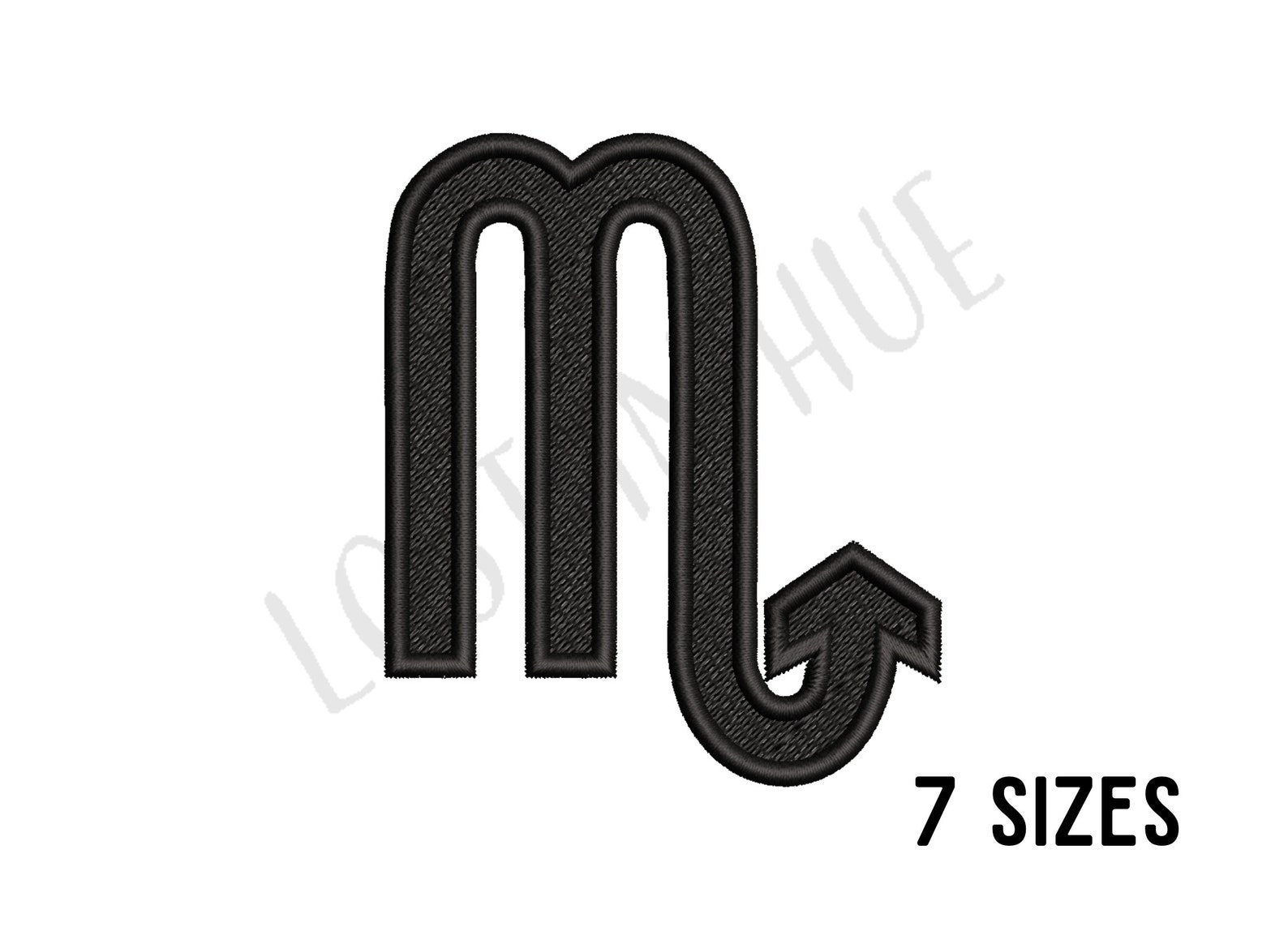 Scorpio Zodiac Sign Embroidery Design - Scorpio Machine Embroidery ...