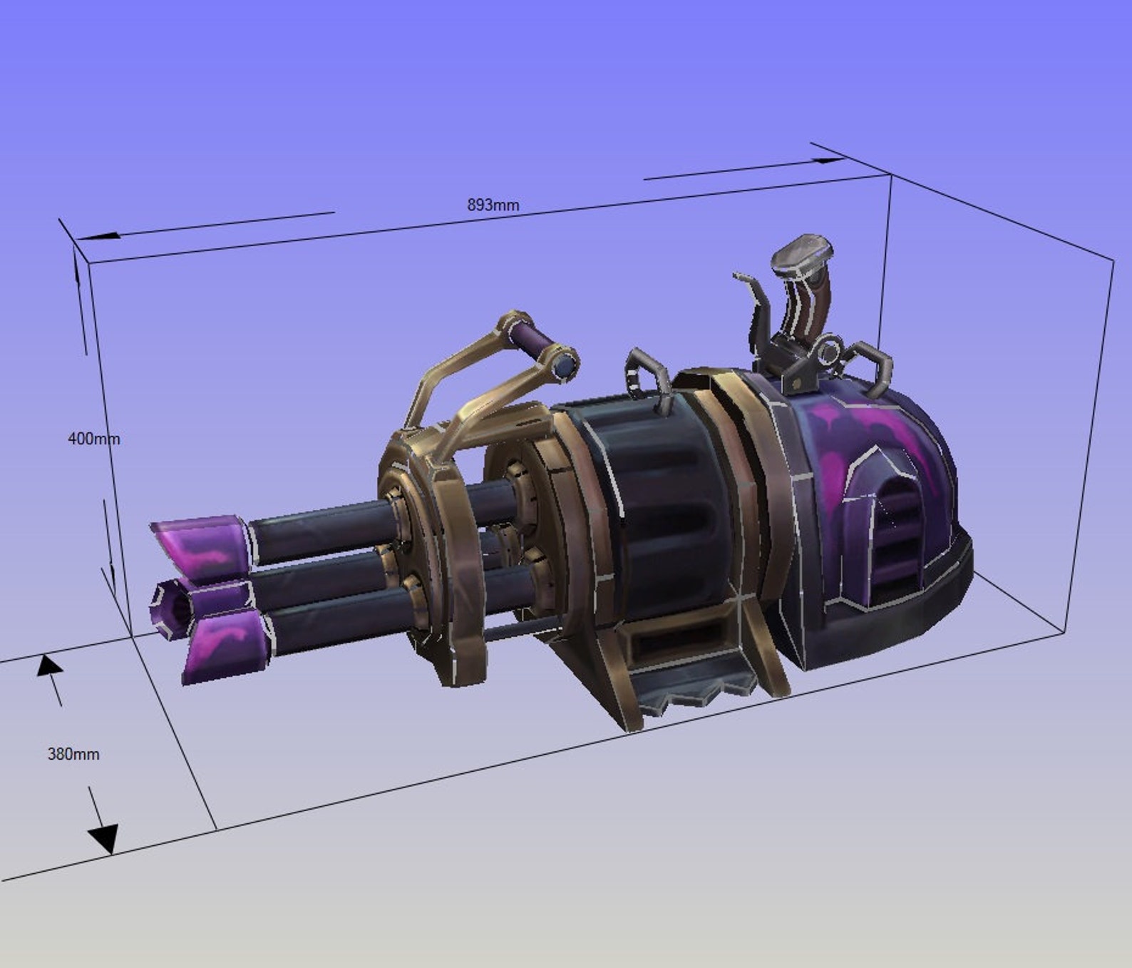 Jinx ARCANE' Gatling Gun/mini Gun POW POW - Etsy