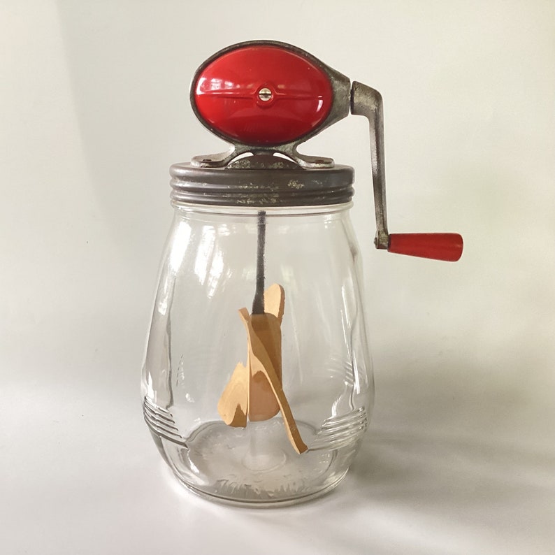 Vintage Dazey Butter Churn Red Housing Over Gears - Etsy